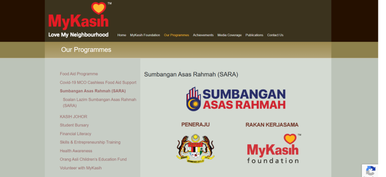 Daftar Bantuan MyKasih 2025 : Semak Status Kelayakan Online