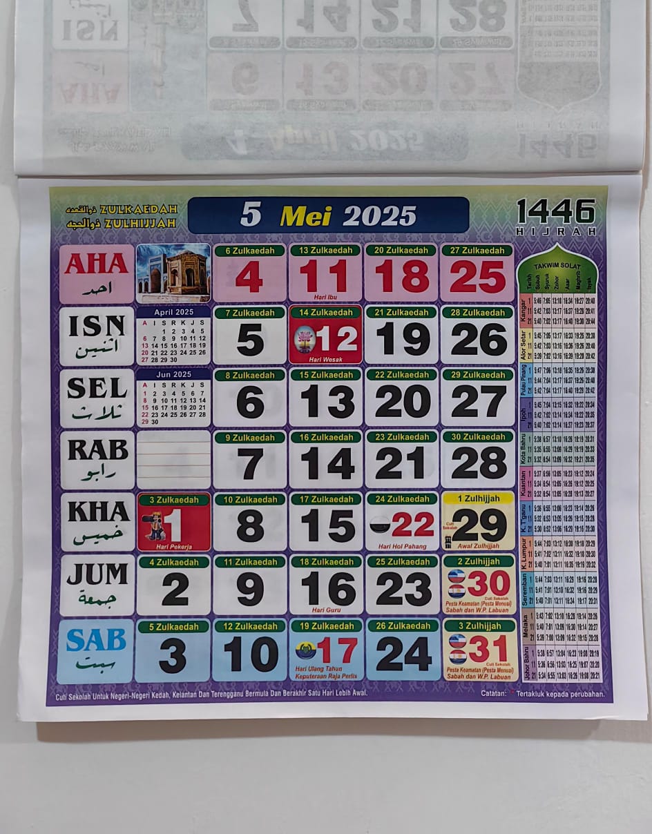 Kalendar 2025 Malaysia: Tarikh Cuti Umum Dan Cuti Sekolah