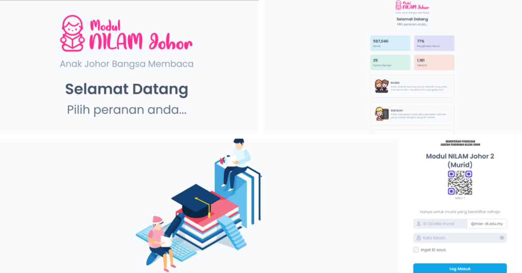 NILAM Johor : Sistem Online Rekod Bacaan Pelajar Negeri Johor